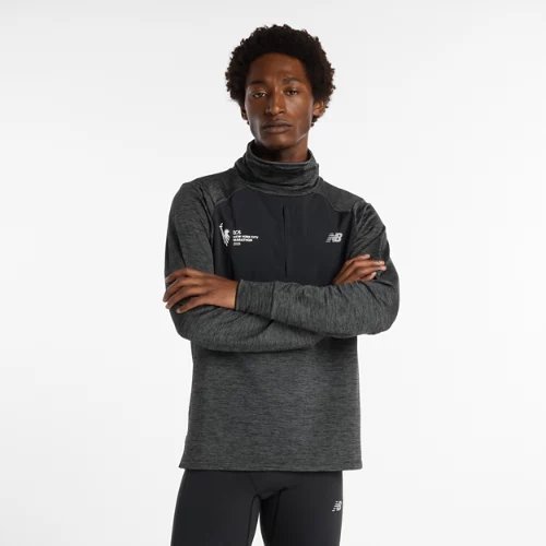 New Balance NYC Marathon Balaclava Hoodie 'Black' - MT53207-MBK | Solesense
