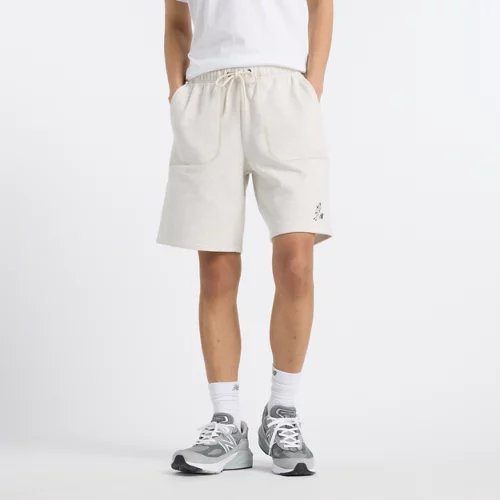 New Balance Shohei Signature Fleece 9" Short 'Beige' - MS51730-OTH ...