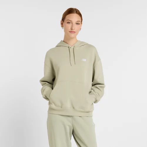 New Balance Sport Essentials Fleece Hoodie 'Green' - WT41510-OVN ...