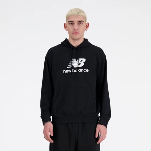 New Balance Sport Essentials Fleece Logo Hoodie 'Black' - MT41505-BK ...