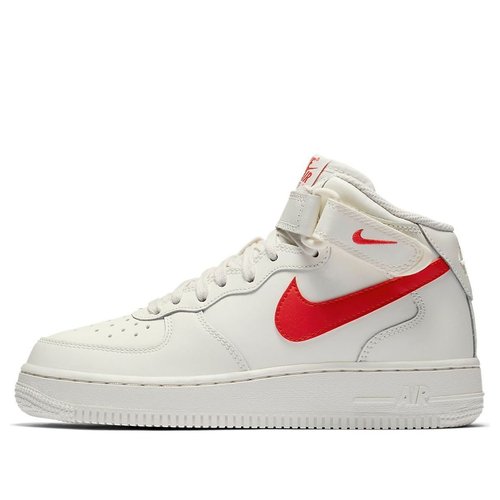 Nike Air Force 1 Mid 'White Red' - 314195-126 | Solesense