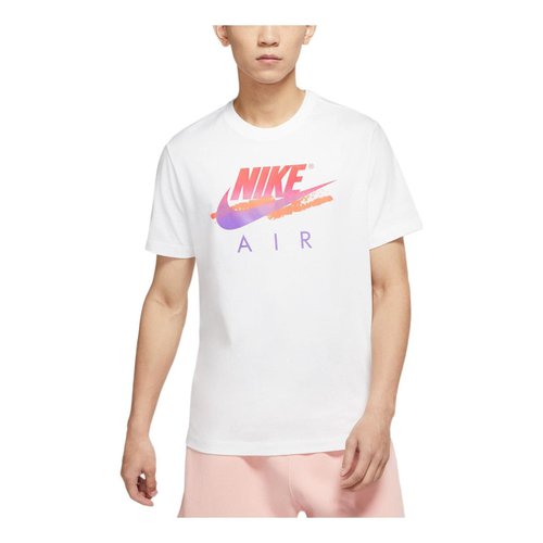 Nike Alphabet Logo Printing Round Neck Casual Short Sleeve White 'Multi-Color' - DR0984-100 ...