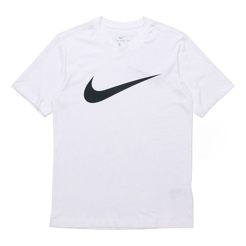 Nike As Nsw Tee Icon Swoosh Casual Sports Round Neck Short Sleeve T-Shirt 'White' - DC5095-100 ...