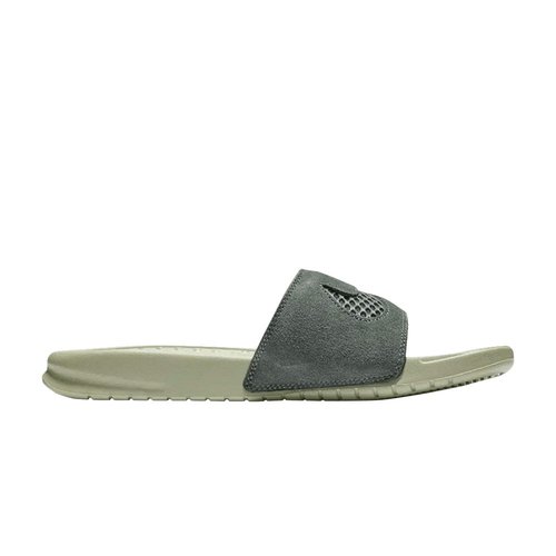 Nike Benassi JDI Leather SE | Green | Size 9 'Mineral Spruce' - AQ8651 ...