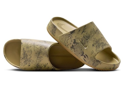 Nike Calm Printed Slides 'Parachute Beige Anthracite' - HQ1125-201 ...