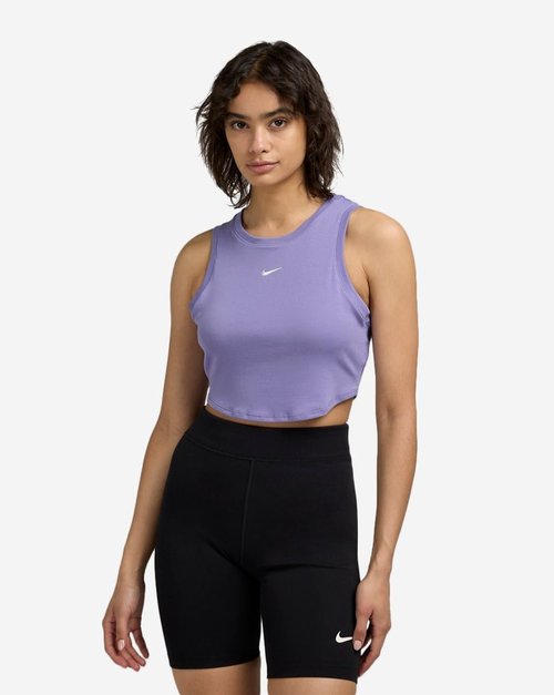 Nike Chill Knit Cropped Mini-Rib Tank Top - FB8279-527 | Solesense