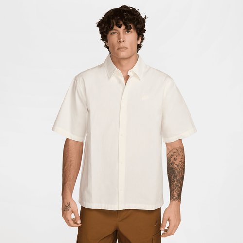 Nike Club Short-Sleeve Button-Down Shirt 'Sail/Sail' - HJ2029-133 ...