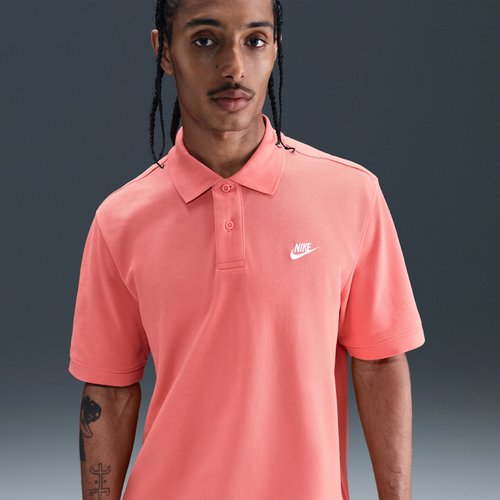 Nike Club Short-Sleeve Polo 'Magic Ember/White' - FN3894-814 | Solesense