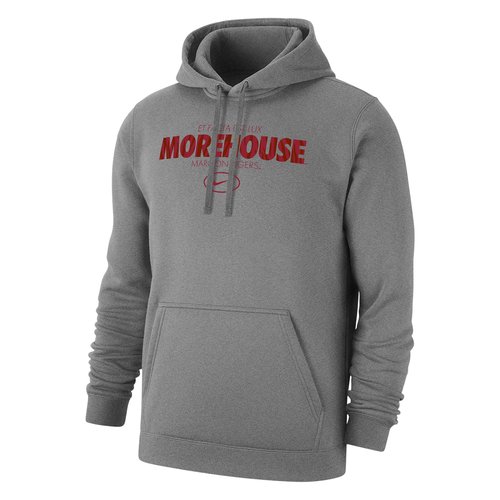 Nike College Morehouse College Club Fleece Hoodie 'Dark Grey Heather ...