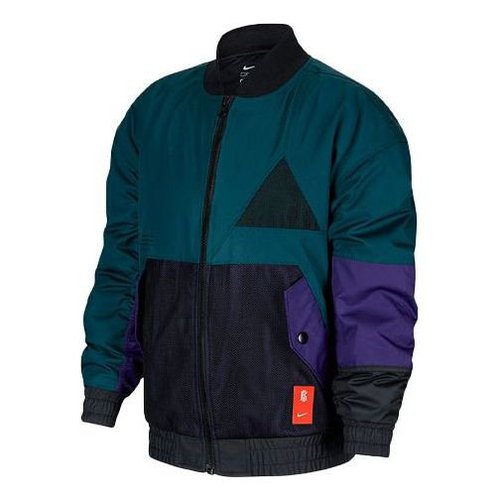 Nike Colorblock Long Sleeves logo Jacket Blue - CU8921-300 | Solesense