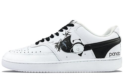 Nike Court Vision 1 Low 'Minimalist Panda Black White' - 630607 | Solesense