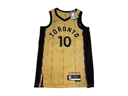 Nike Drake Toronto Raptors West End Swingman Basketball Jersey 'Gold ...