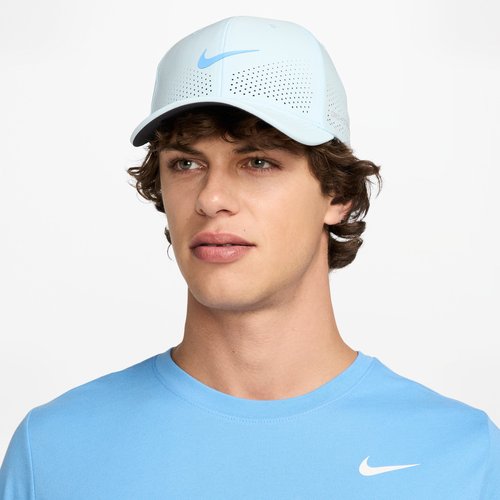 Nike Dri-FIT ADV Rise Structured SwooshFlex Cap 'Glacier Blue ...