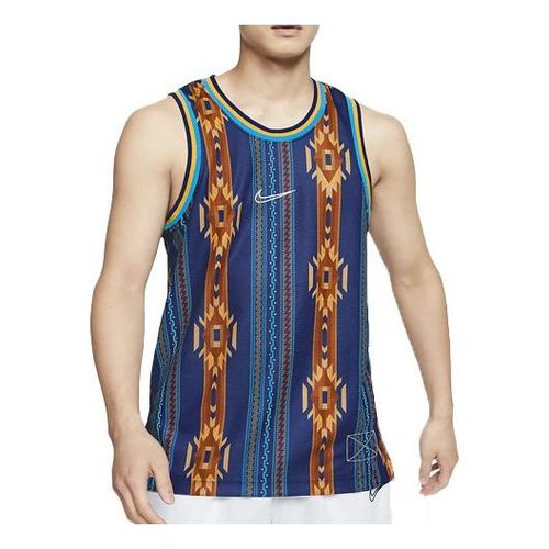 Nike Dri Fit Basketball Jersey Vest Quick Dry Blue Cd0418 492 Solesense