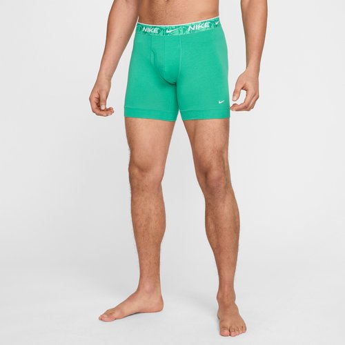 Nike Dri-FIT Essential Cotton Stretch Boxer Briefs 3-Pack 'Green ...
