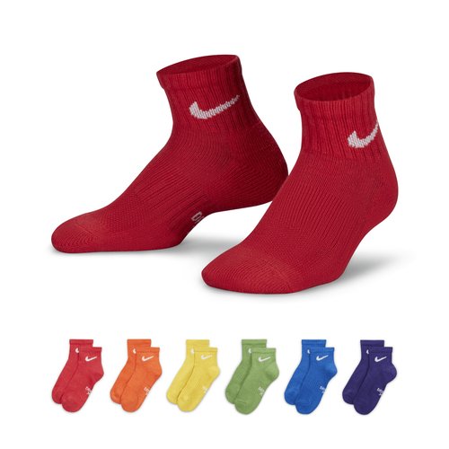 Nike Dri-FIT Performance Basics Ankle Socks 6 Pairs 'Multi-Color' - RN0018-E69 | Solesense