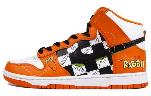 Nike Dunk High Retro 'Year of the Rabbit - Black White Checkerboard ...