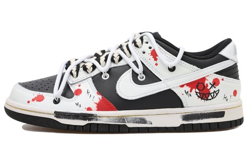 Nike Dunk Low 'Halloween Blood Splatter Ghost Face Vibe' - 574120 ...
