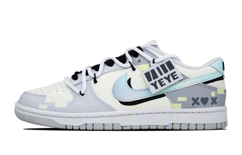 Nike Dunk Low 'Pixel Graffiti Beige' - 629005 | Solesense
