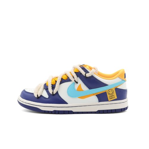 Nike Dunk Low 'Smiley Patch Blue-White' - 631662 | Solesense