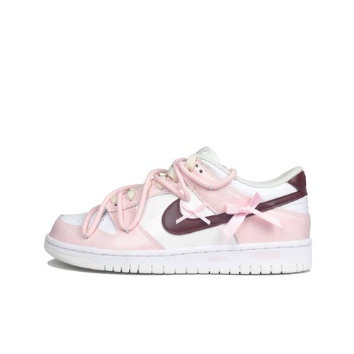 Nike Dunk Low 'Strawberry Cloud Lei Butterfly Bow Ink Spot' - 575506 ...