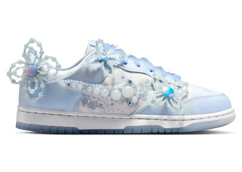 Nike Dunk Low Susan Fang Artist Collection 'Summit White/Blue Tint/Wolf ...