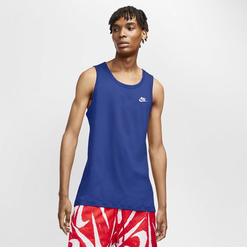 Nike Sportswear Club Tank Top 'Game Royal/White' - BQ1260-480 | Solesense