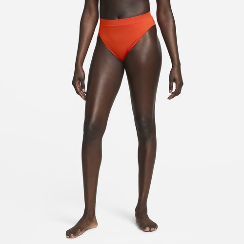 Nike Essential High Waist Swim Bottom Picante Red Nessb347 620 Solesense