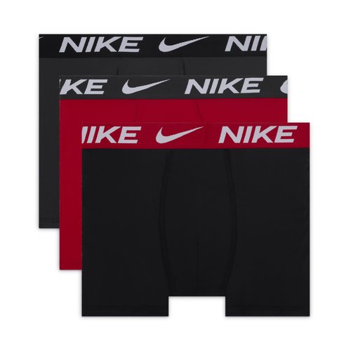 Nike Dri-FIT Essentials Boxer Briefs 3-Pack 'Multi-Color/University Red ...