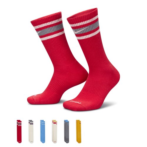 Nike Everyday Plus Cushioned Crew Socks 6 Pairs 'Multi-Color' - DX7670 ...