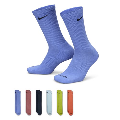 Nike Everyday Plus Cushioned Training Crew Socks 6 Pairs 'Multi Color ...