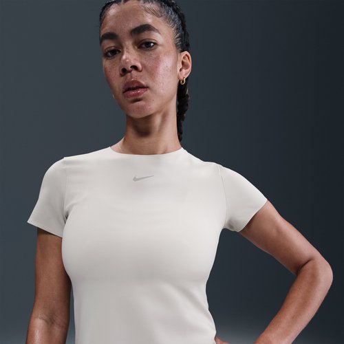 Nike Form Short-Sleeve Top 'Light Orewood Brown/Light Iron Ore ...