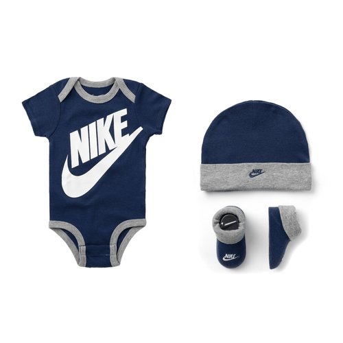 Nike Futura Logo Hat/Bodysuit/Bootie 3 Piece - MN0073-U9J | Solesense