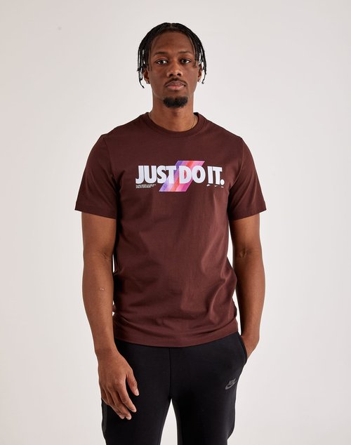 Nike Just Do It Tee 'Brown' - FQ8002-227 | Solesense