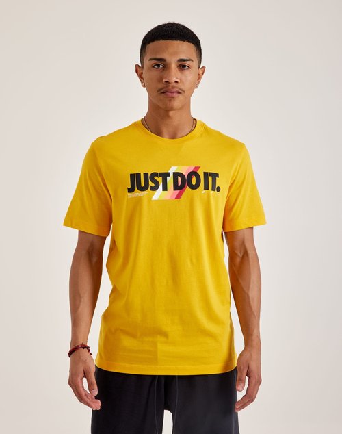Nike Just Do It Tee 'Yellow' - FQ8002-739 | Solesense