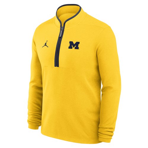Nike Michigan Victory Air Air Jordan Dri-FIT College 1/2-Zip Long ...