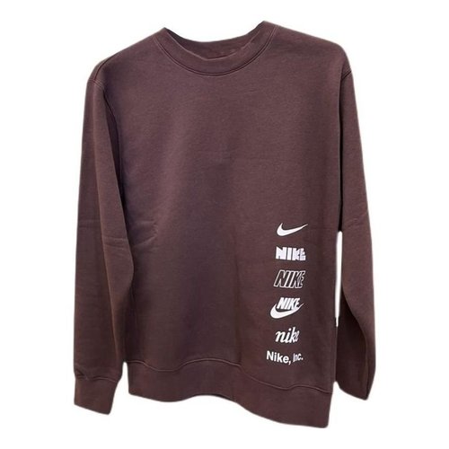 Nike Multi Logo Crew Neck Sweatshirt 'Tan' - DX0782-227 | Solesense