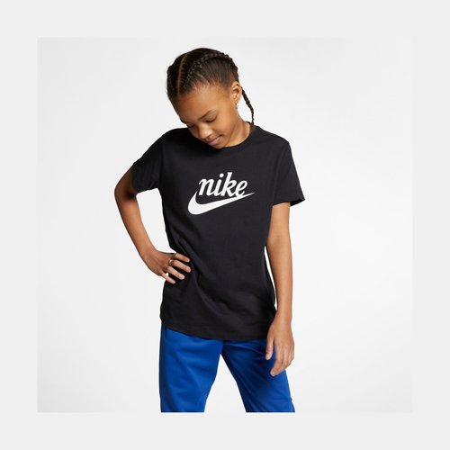 Nike NSW Script T-Shirt 'Black/White' - BQ0934-010 | Solesense