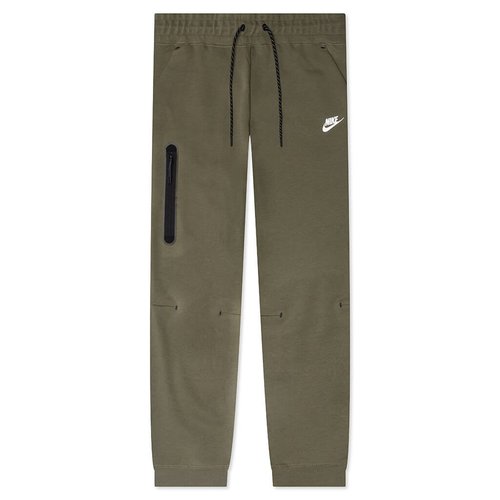 Nike Sportswear Tech Fleece 'Medium Olive/White' - CW4292-222 | Solesense