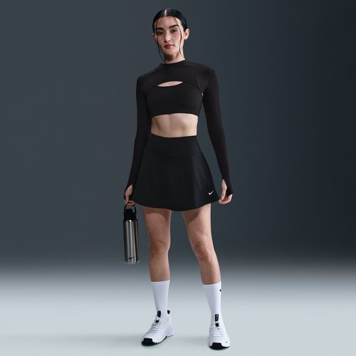 Nike One Dri-FIT Skirt 'Black/White' - IH8614-010 | Solesense