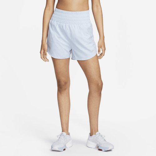 Nike One Dri-FIT Ultra High-Waisted 3" Brief-Lined Shorts 'Light Armory ...