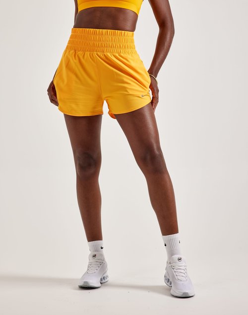 Nike One Dri-FIT Ultra High-Waisted Shorts 'Yellow' - DX6642-717 ...