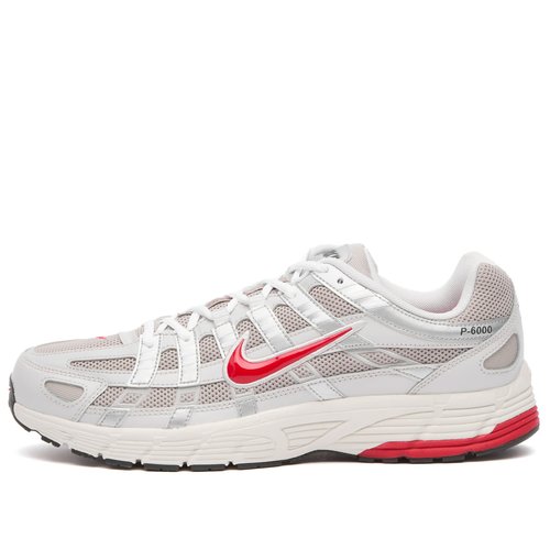 Nike P6000 'Grey/Fire Red/White' - CD6404-027 | Solesense