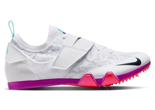 Nike Pole Vault Elite 'White/Teal Tint/Fire Pink/Obsidian' - FZ9649-101 | Solesense