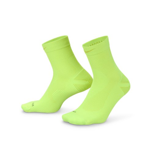 Nike Run Lightweight Running Micro-Crew Socks 1 Pair 'Volt/Bright ...