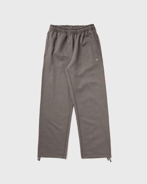 Nike Solo Swoosh Fleece Open-Hem Pants 'Cave Stone/Cave Stone/White ...