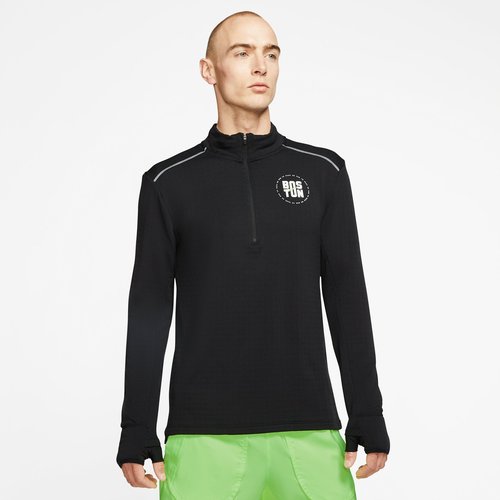 Nike Sphere Element Boston 1/2-Zip Running Top 'Black' - CW1285-010 ...