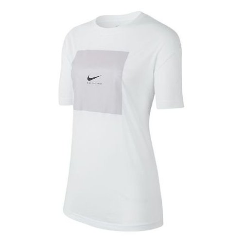 Nike Sportswear Alphabet logo Short Sleeve 'White' - CK4381-100 | Solesense