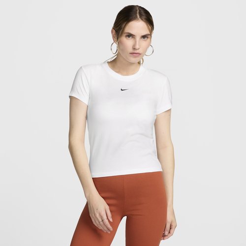 Nike NSW Chill Knit Tee 'White/Black' - FV5508-100 | Solesense
