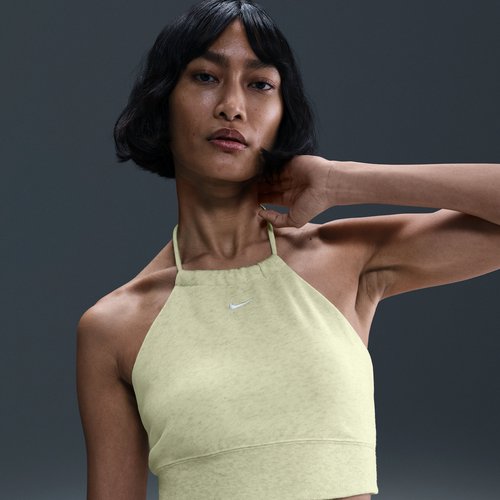 Nike Sportswear Chill Terry Slim Cropped French Terry Halter Top ...